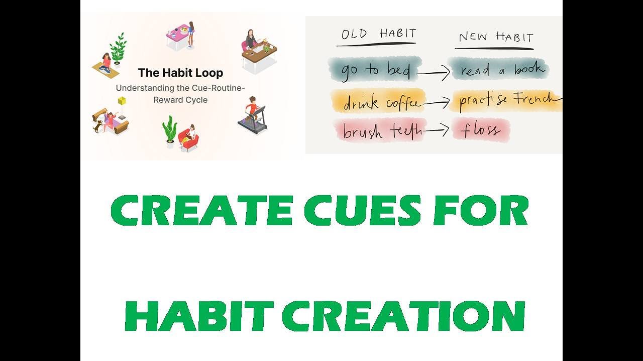 Create cues for habit creation - YouTube