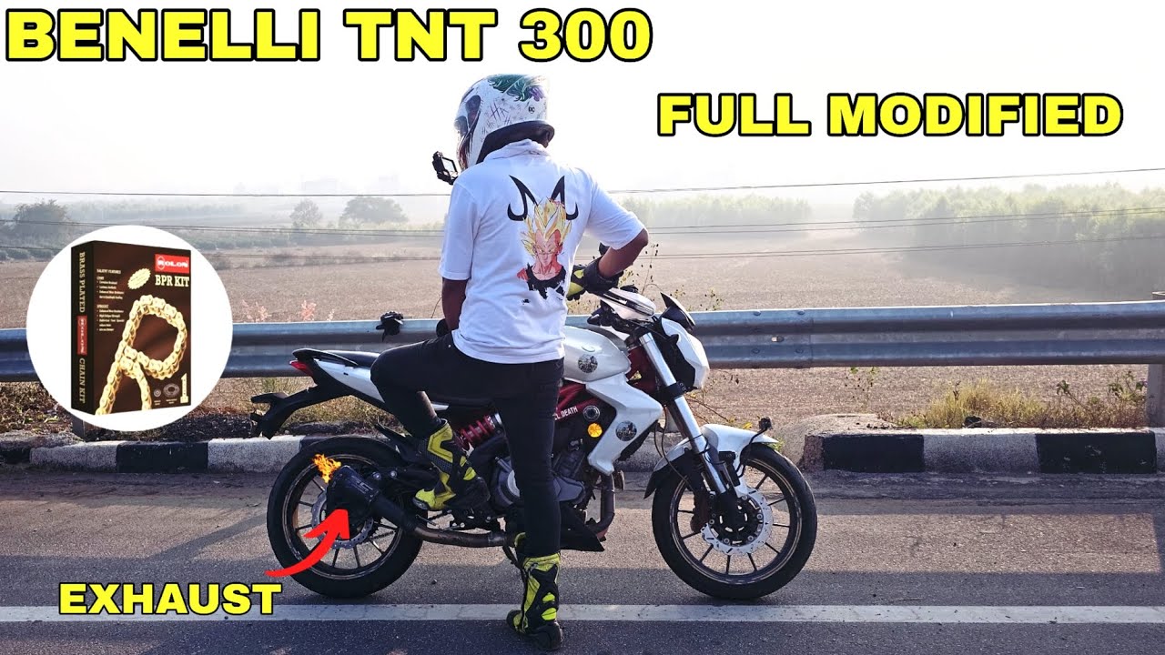 BENELLI TNT 300 FULL MODIFIED 🔥🥵 - YouTube