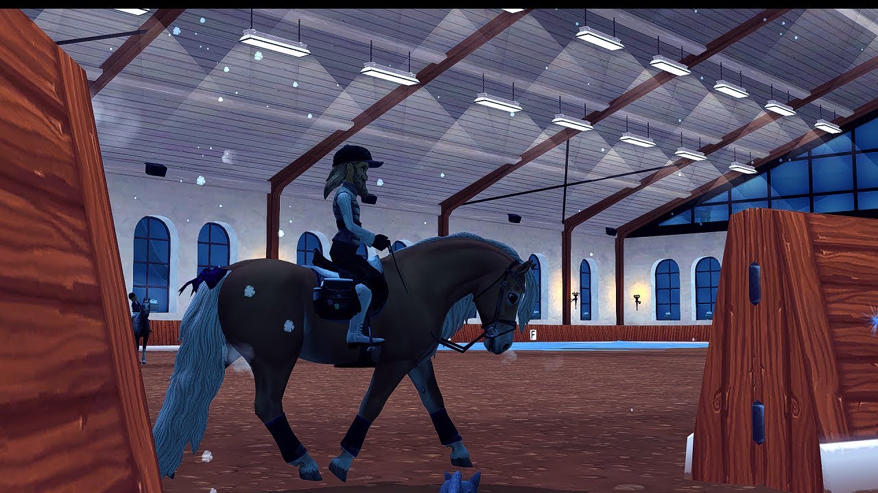 Snow in the Riding Arena (star stable glitch) - YouTube