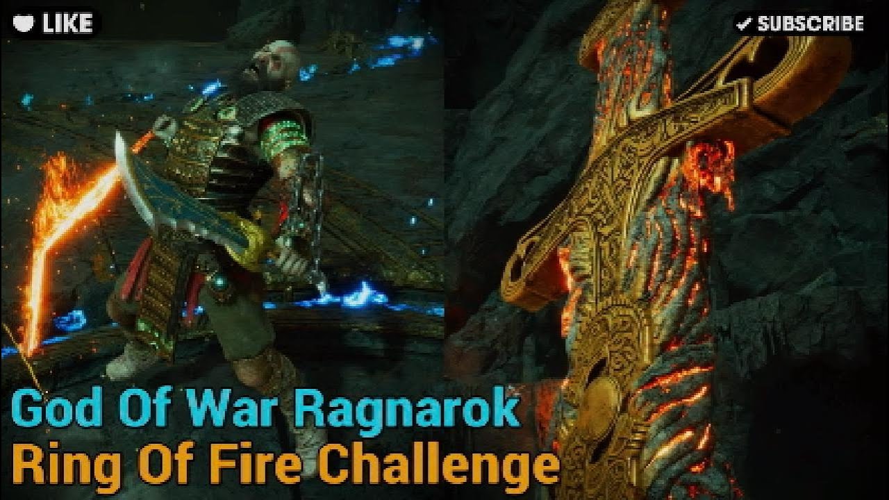 God Of War Ragnarok | Ring Of Fire Challenge No Damage - YouTube