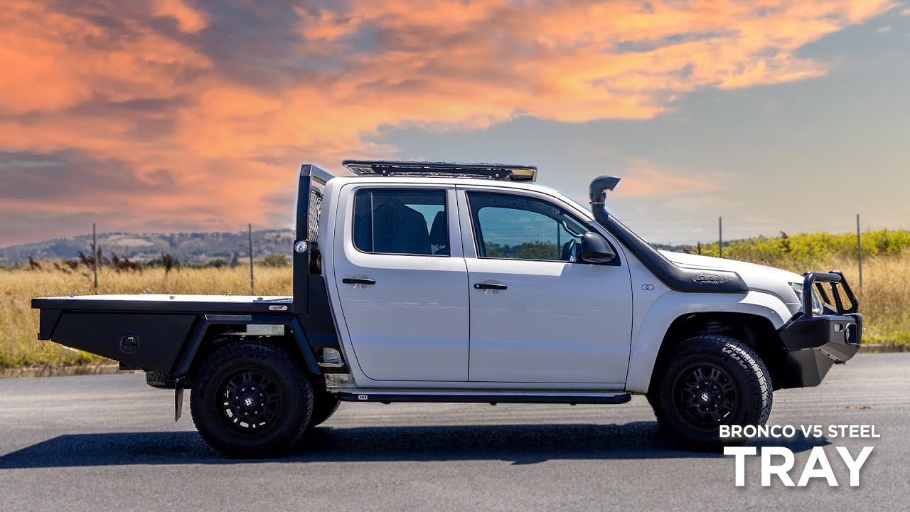 VW Amarok with a V5 Steel Tray - YouTube
