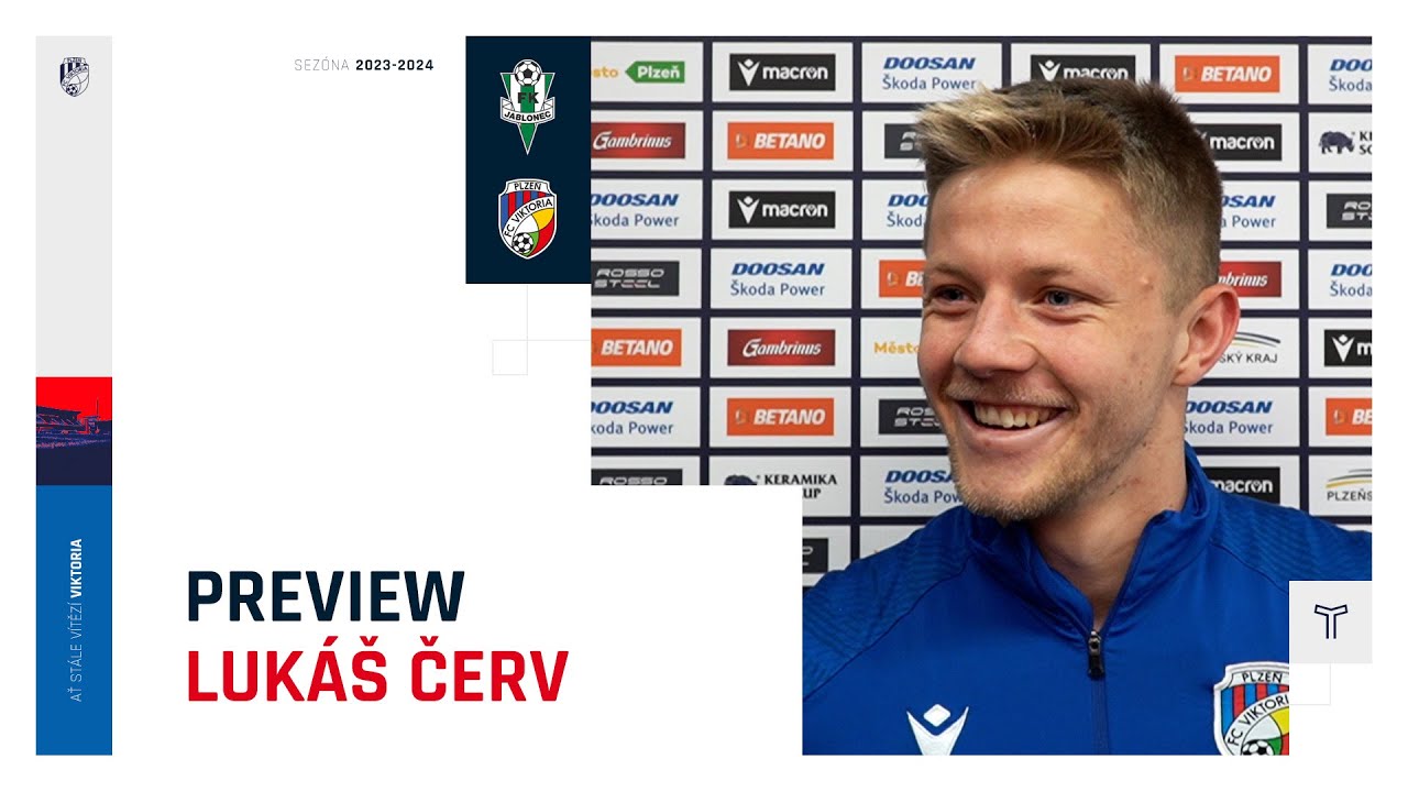 PREVIEW: Lukáš Červ před čtvrtfinále poháru s Jabloncem - YouTube