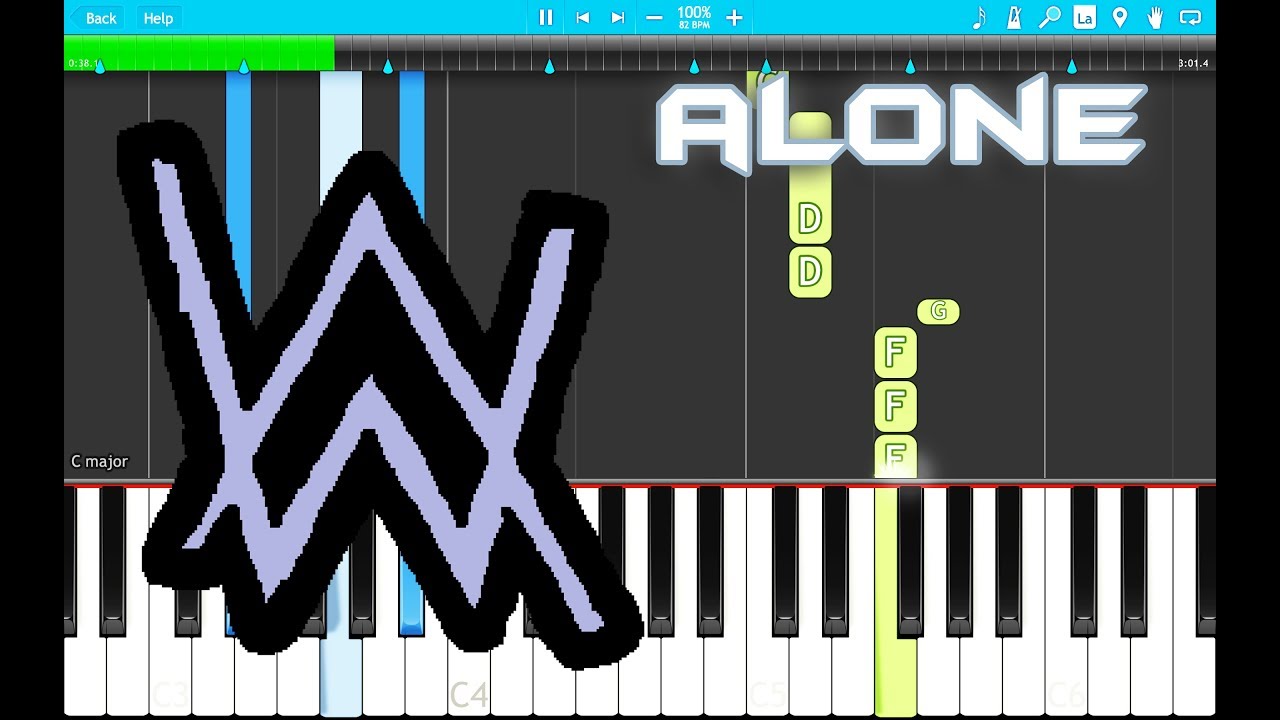 Alan Walker - Alone Piano Tutorial EASY (Piano Cover) - YouTube
