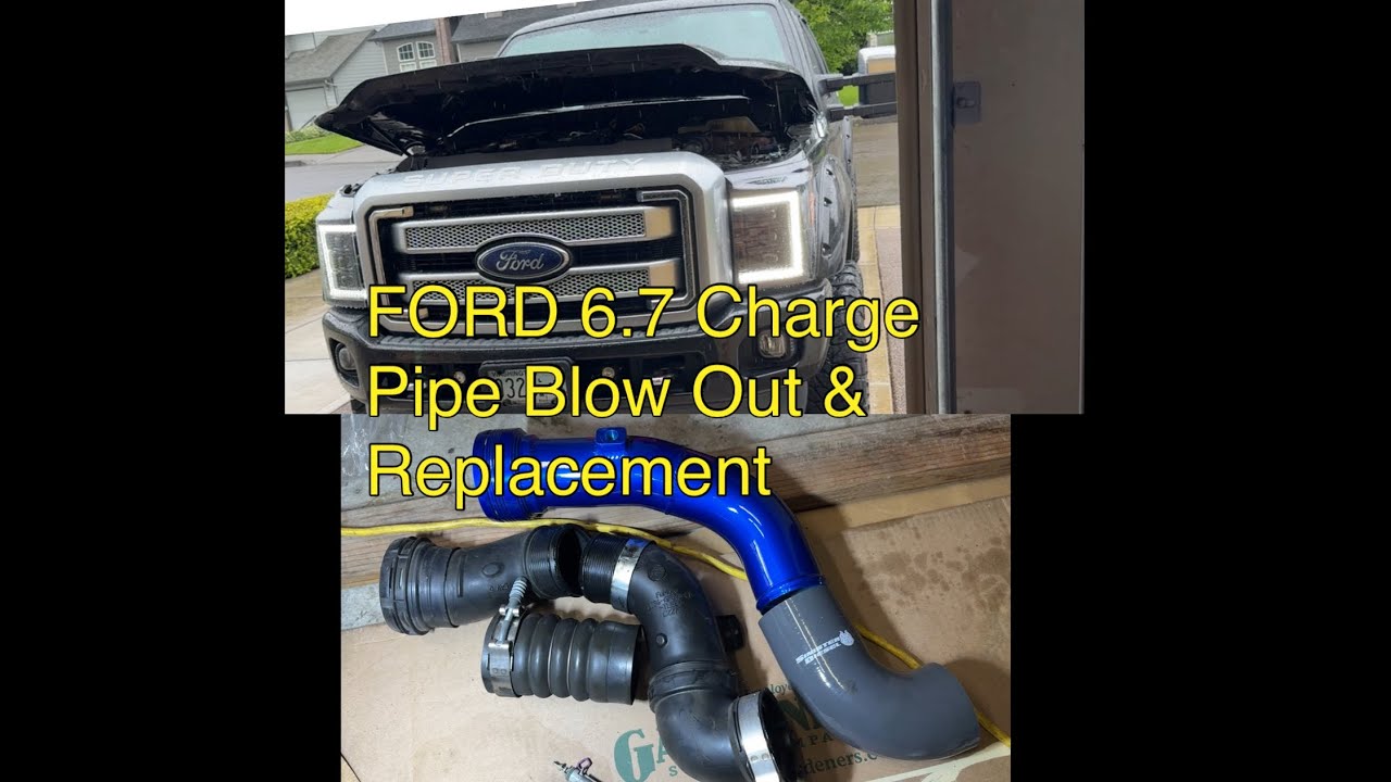 BOOM! 6.7 Super Duty Turbo Cold Charge Pipe Replacement (PART 1) Codes ...