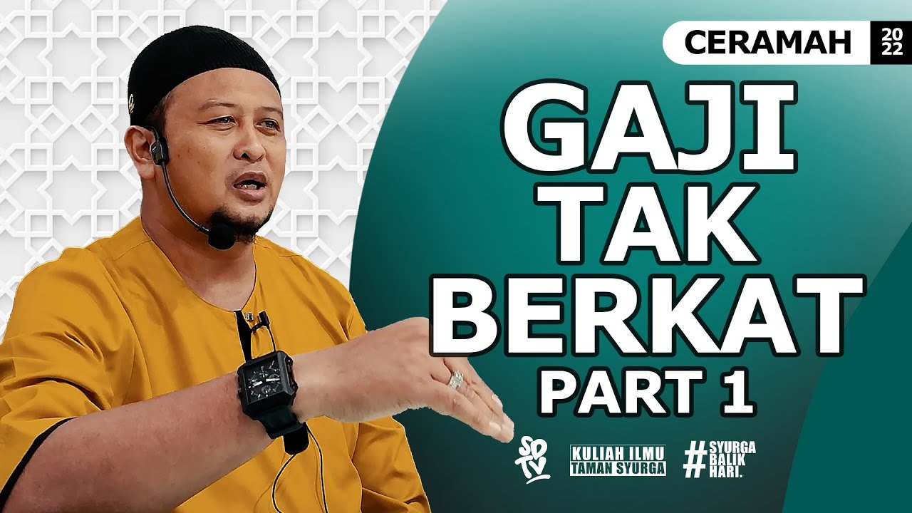 SYAMSUL DEBAT | GAJI TAK BERKAT | PART 1 - YouTube