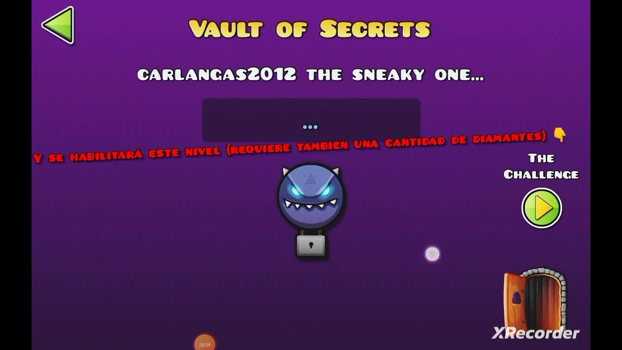 Tutorial de como desbloquear el nivel secreto de geometry dash (The Challenge) - YouTube