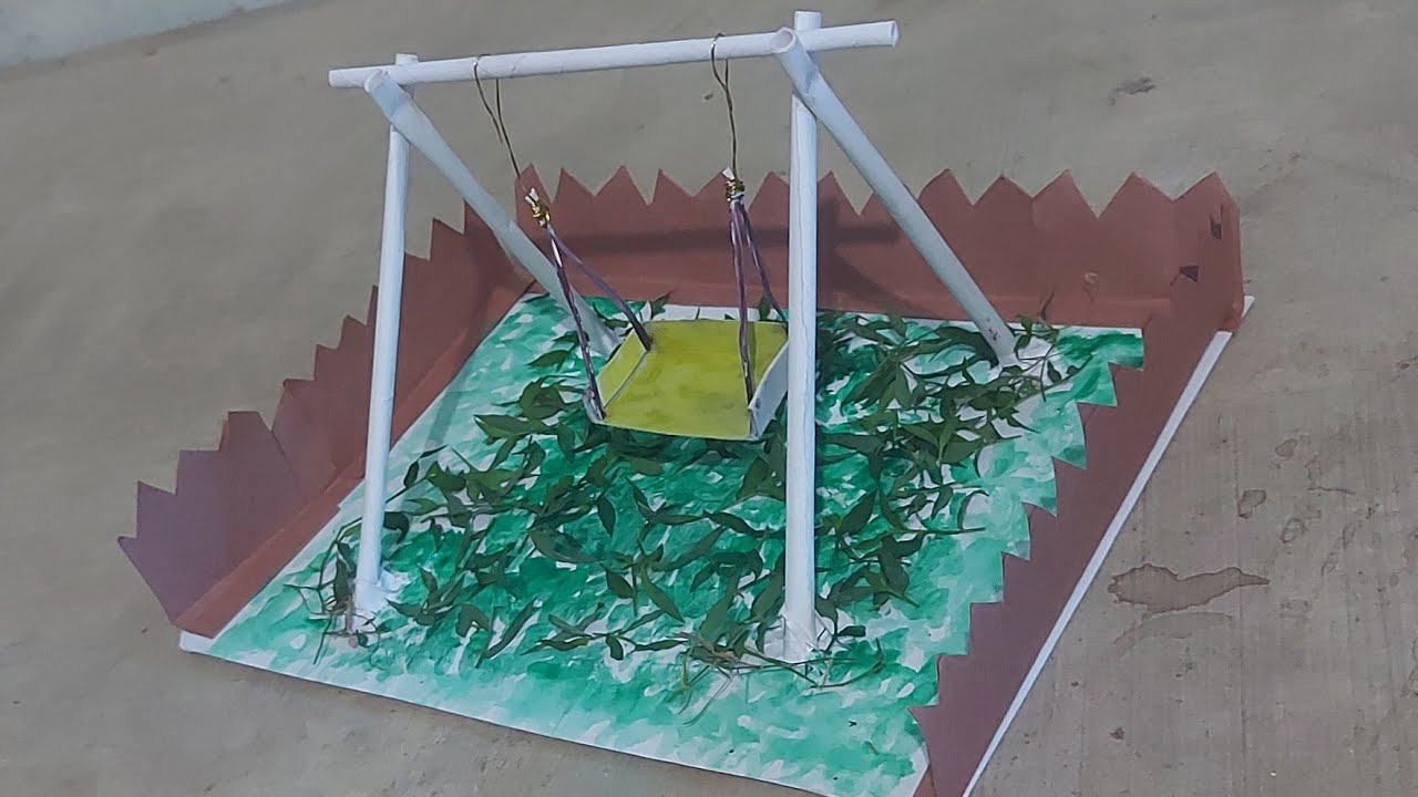 How To Make A Swing Using Matchbox And Paper | Diy Swing At Home ...