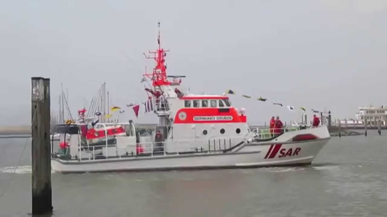 DGzRS Seenotrettungskreuzer Bernhard Gruben und Seenotrettungsboot ...
