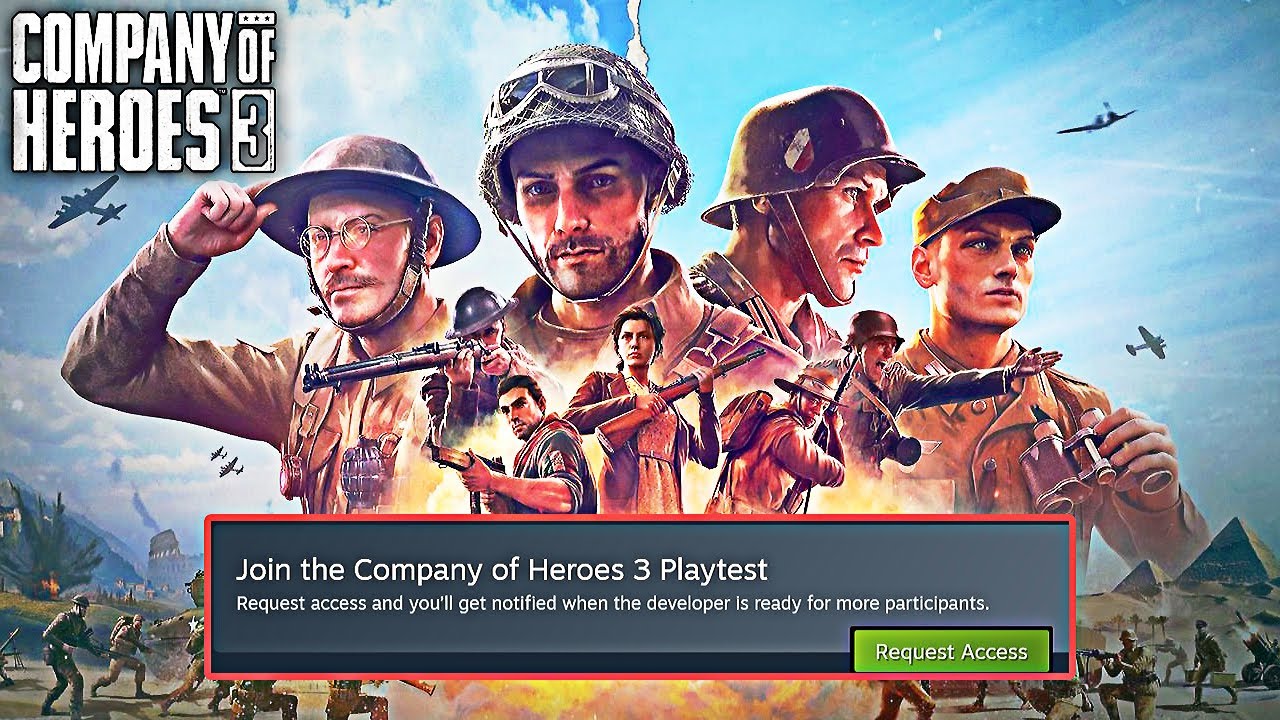 Play Company of Heroes 3 for FREE 😱 Multiplayer Playtest for Limited ...