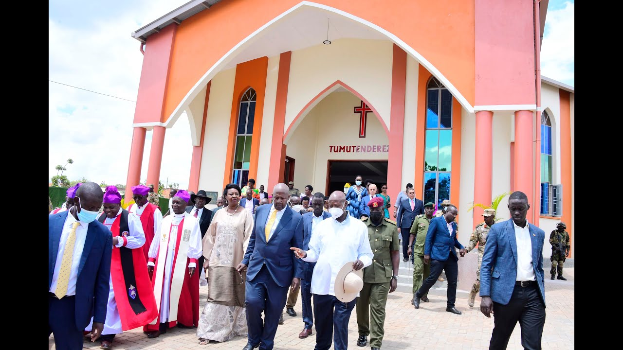 Museveni opens multi-billion All Saints church of Uganda in Ssembabule ...