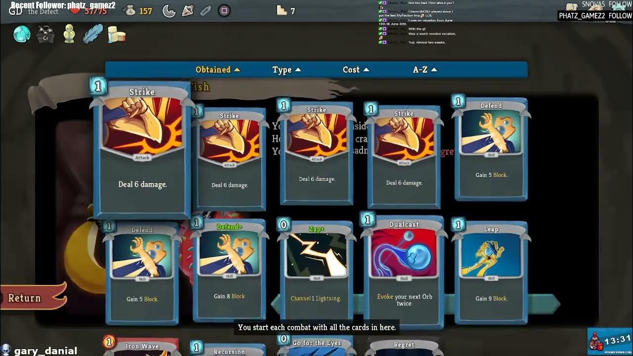 Slay The Spire Gameplay [PART 3 - The Defect & The Watcher] - YouTube