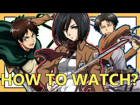 How to Watch Attack on Titan |How To Watch Anime - YouTube