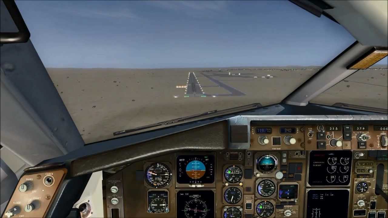 FSX Just Flight Boeing 767 Manual Landing - YouTube
