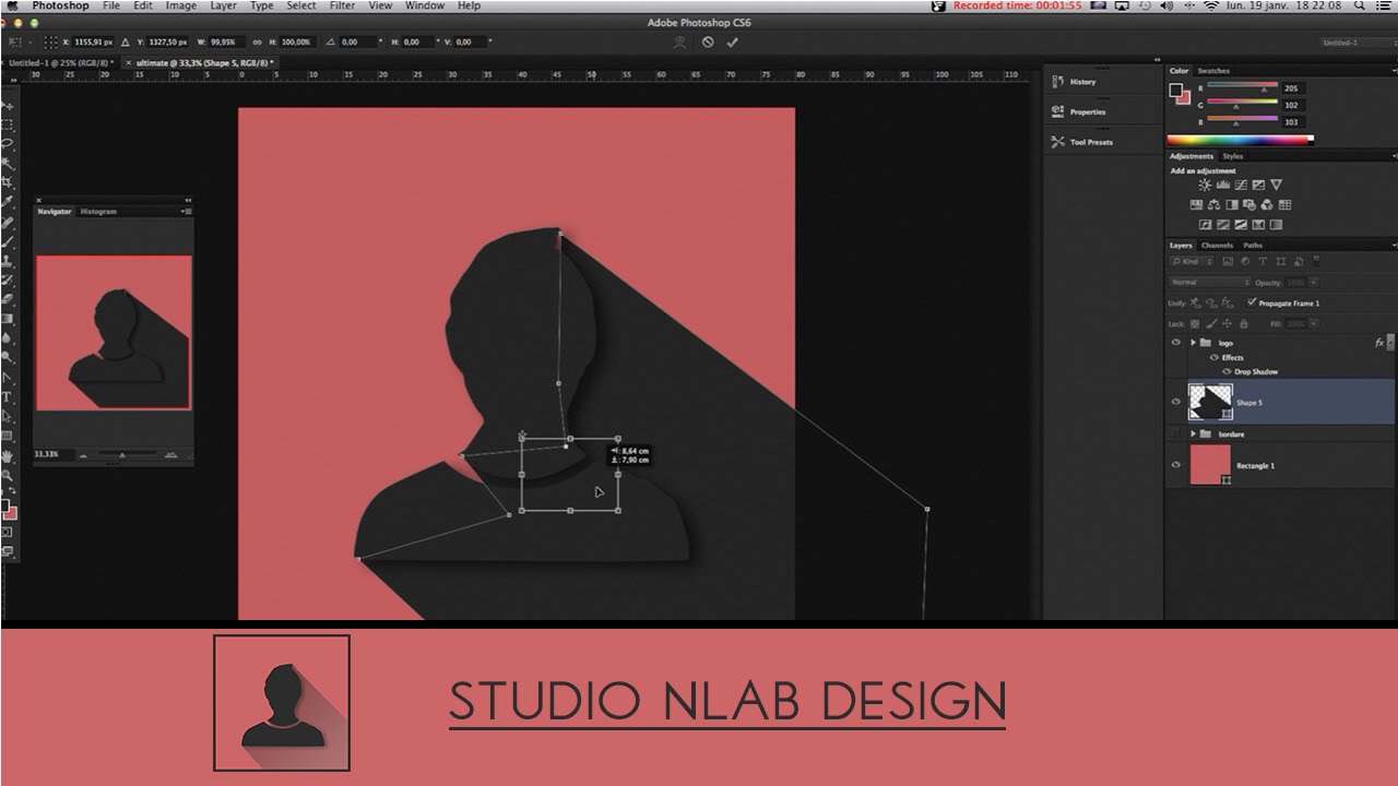 Studio NLab Design © - SPEED ART LOGO - - YouTube