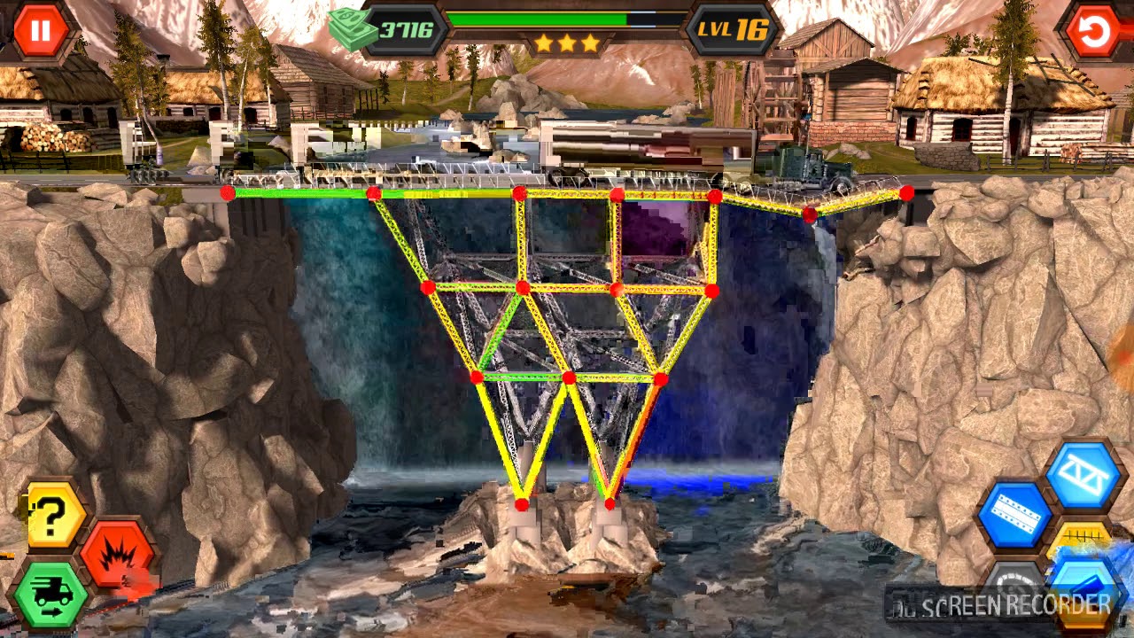 Bridge Construction Simulator Level 16 Medium - YouTube