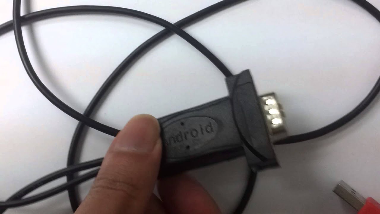 Android USB Host to RS232 cable Testing (FT311D/FT312D) - YouTube