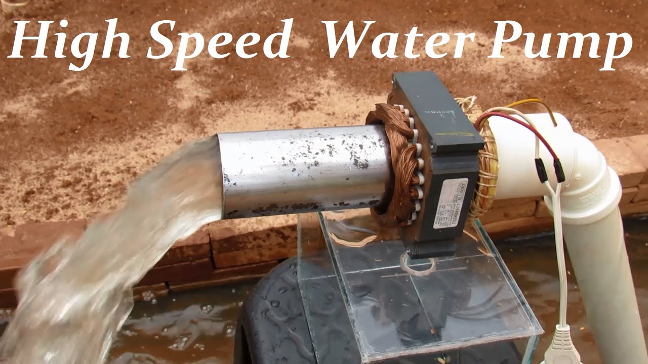 Magnetic Water Pump - Made with Washing Machine Motor - YouTube