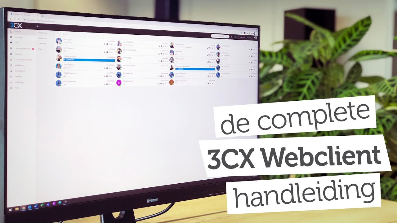 Zo werkt de 3CX Webclient | Voips handleiding - YouTube