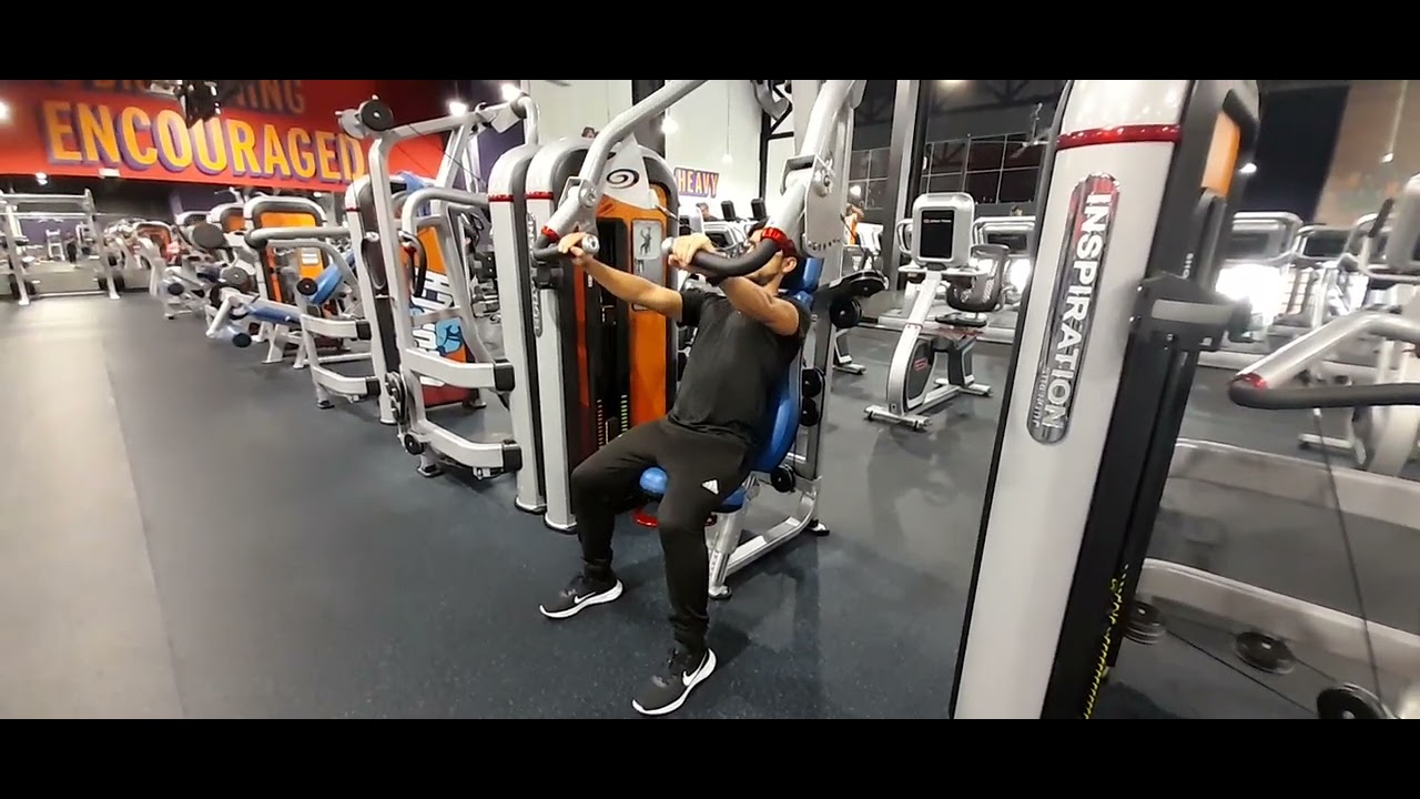 press pecho maquina - YouTube