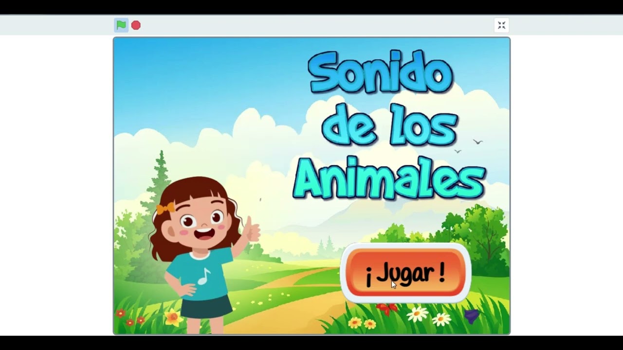 Recurso educativo creado en Scratch: Sonido de los animales - YouTube