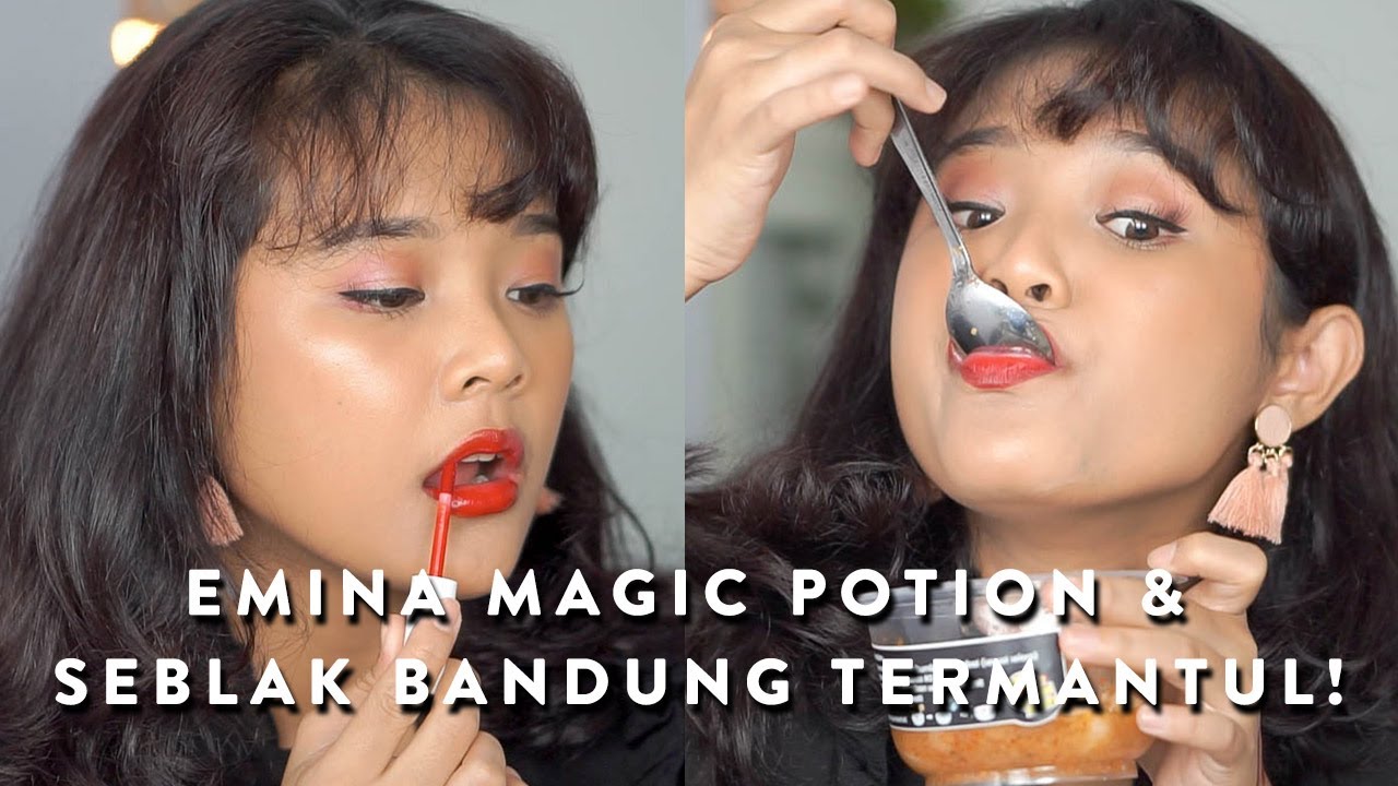REVIEW EMINA MAGIC POTION 3 SHADES BARU + SEBLAK BANDUNG TERMANTUL ...