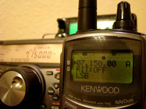 SKY COMMAND TS-2000X * TH-D7 - YouTube