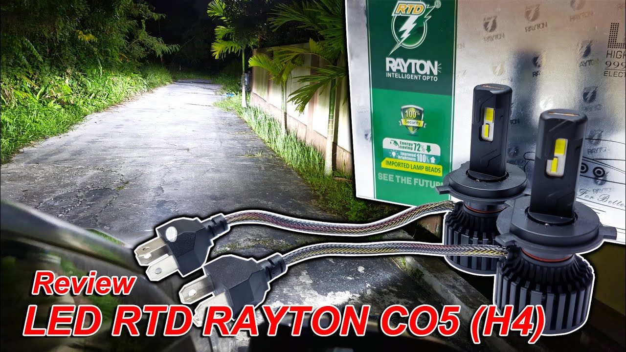 Review Lampu LED RTD Rayton C05 - H4 45W - YouTube