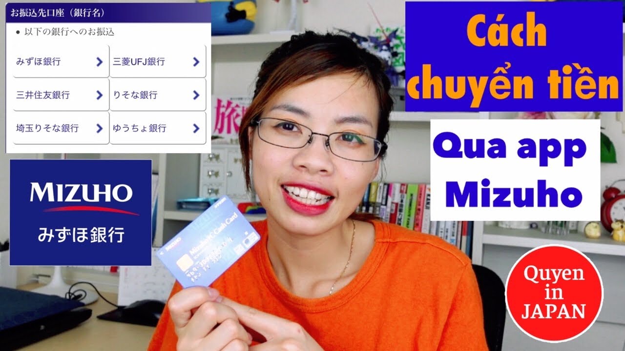 Cách Chuyển Tiền Qua App Ngân Hàng MIZUHO - Quyen in JAPAN - YouTube