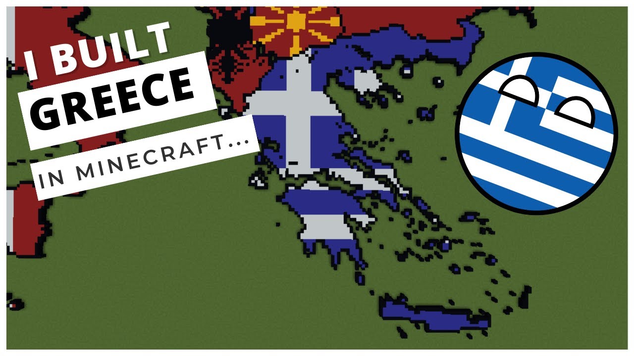 I Built Greece In Minecraft! - YouTube