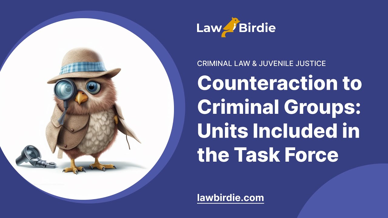 Counteraction to Criminal Groups: Units Included in the Task Force ...