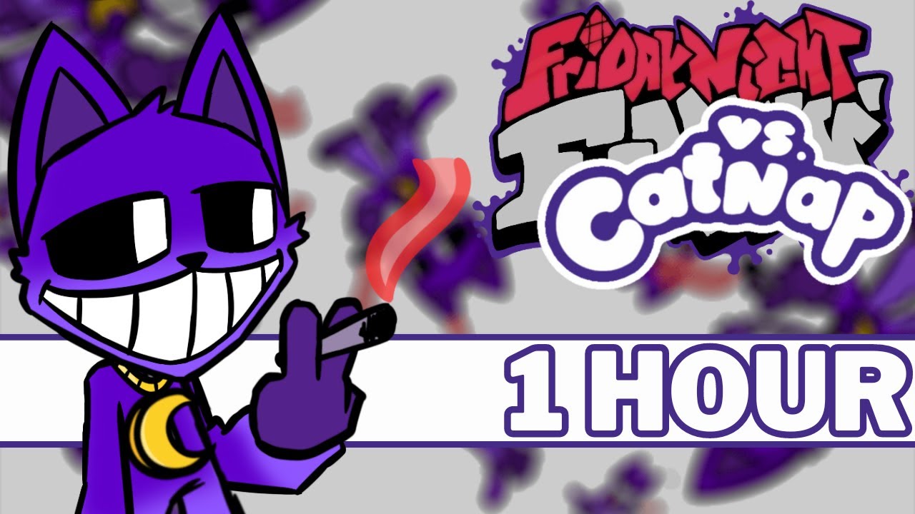 MELATONIN - FNF 1 HOUR SONG Perfect Loop (VS Catnap V2 Poppy Playtime ...