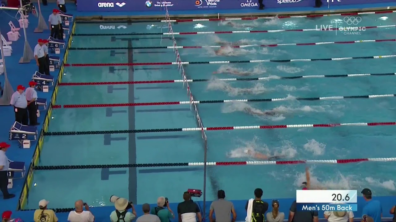 Ryan Murphy Wins Men's 50m Backstroke | Summer Champions Series - YouTube