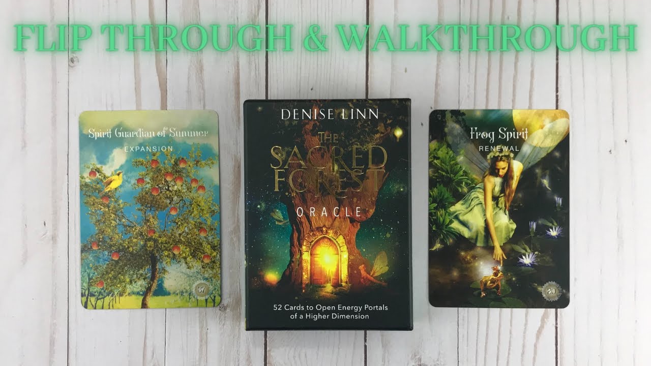 The Sacred Forest Oracle Deck 🌲 Oracle Cards Flip Through, Walkthrough ...