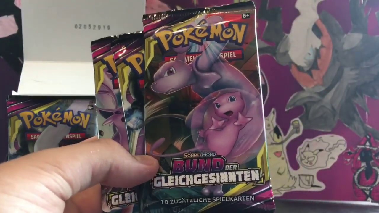 Opening SM11 BUND DER GLEICHGESINNTEN Display Booster Box Pack Sonne ...