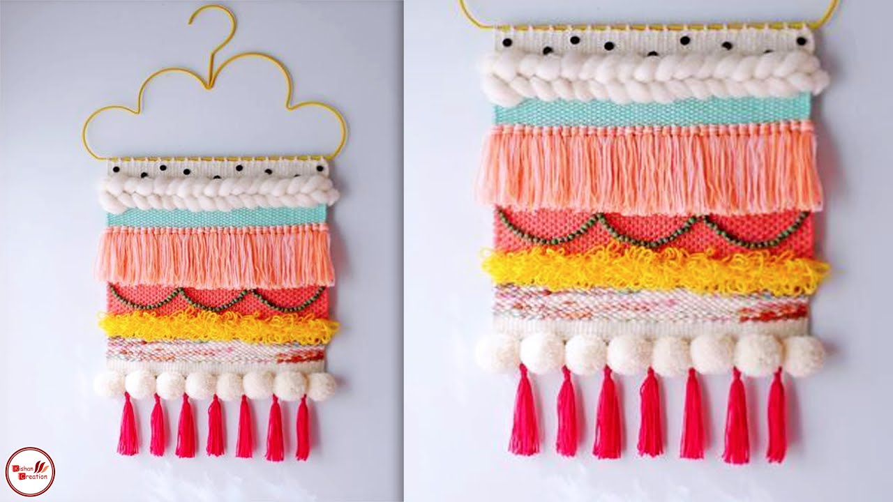Amazing Woolen Wall Decor || DIY Room Decorating Idea || Handmade ...