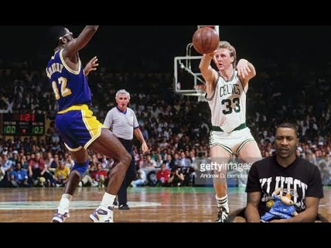 Kobe Bryant Fan reacts to Larry Bird | 50 Amazing Assists (REACTION ...