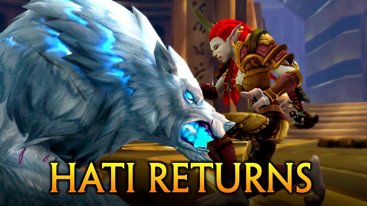The Return of Hati as a Hunter Pet (Cutscene) - YouTube