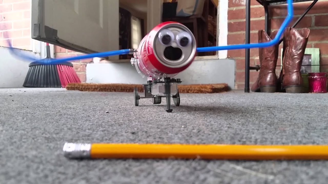 Tyler's Tin Can Robot Movie - YouTube