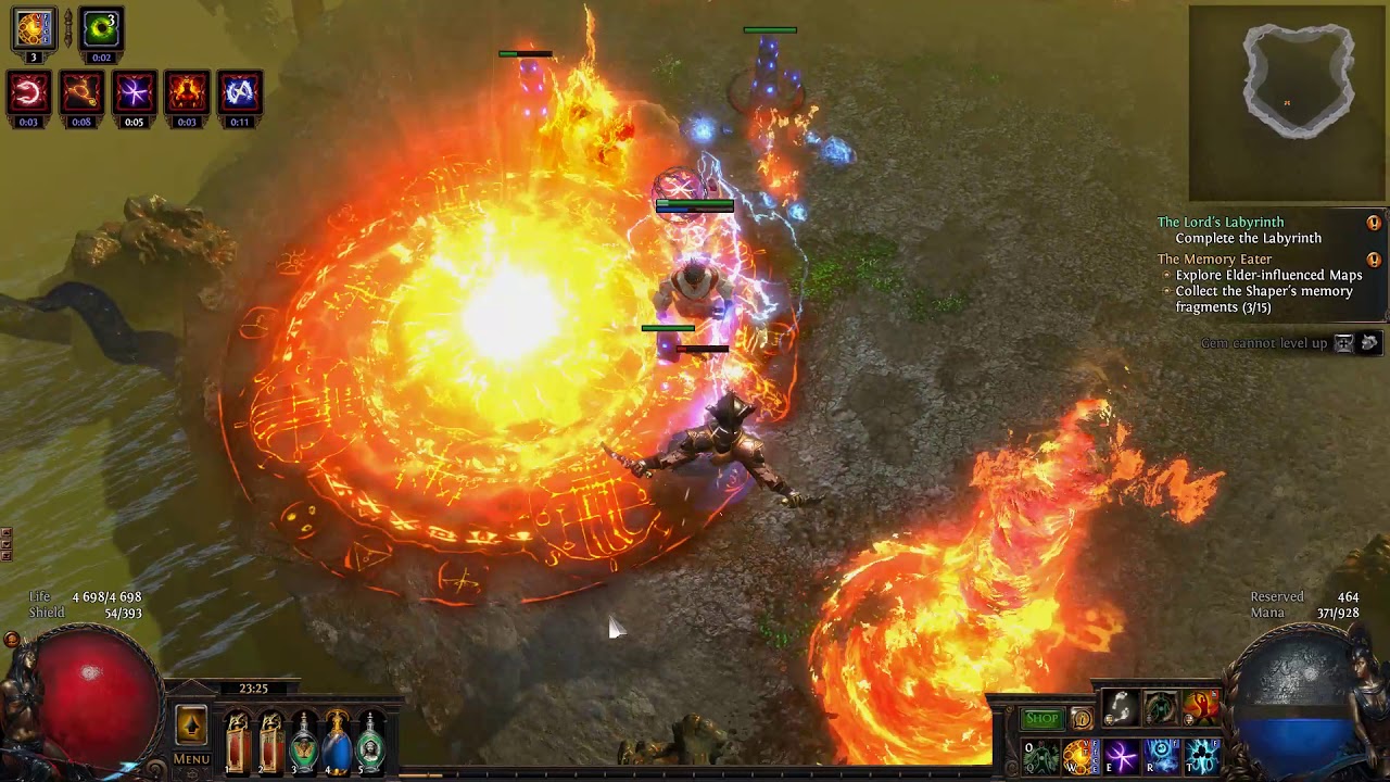 pizza stick chieftain (Life) for poe 3.1 - elder guardian (low tier ...