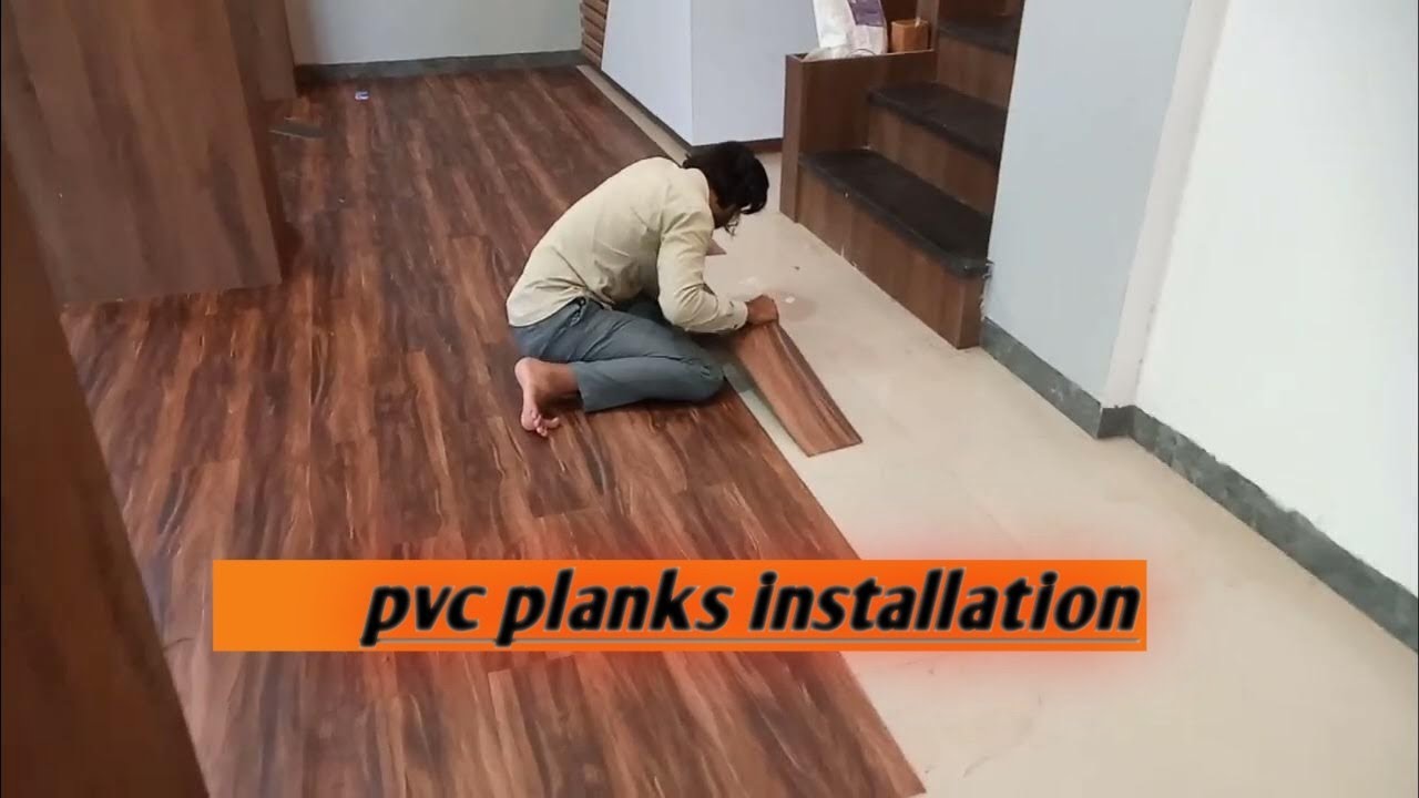 pvc vinyl flooring | how to install pvc vinyl flooring | roll tiles ...