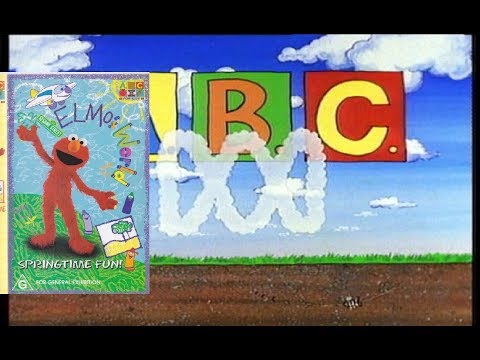 Opening And Closing To Sesame Street Elmo's World SpringTime Fun 2002 VHS Australia