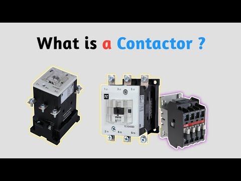 What is a Contactor | How To check a contactor's power and control - YouTube