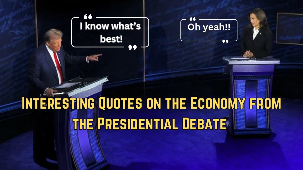 Interesting Quotes on the Economy from the Presidential Debate - YouTube
