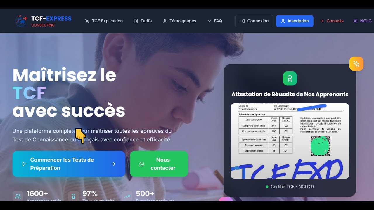 TCF Canada 2025 : Réussir l’examen avec TCF Express (Guide complet d ...
