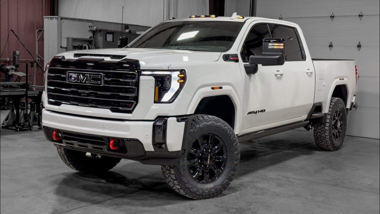2024 GMC AT4 HD with Cognito 4” and 37” Toyos - YouTube