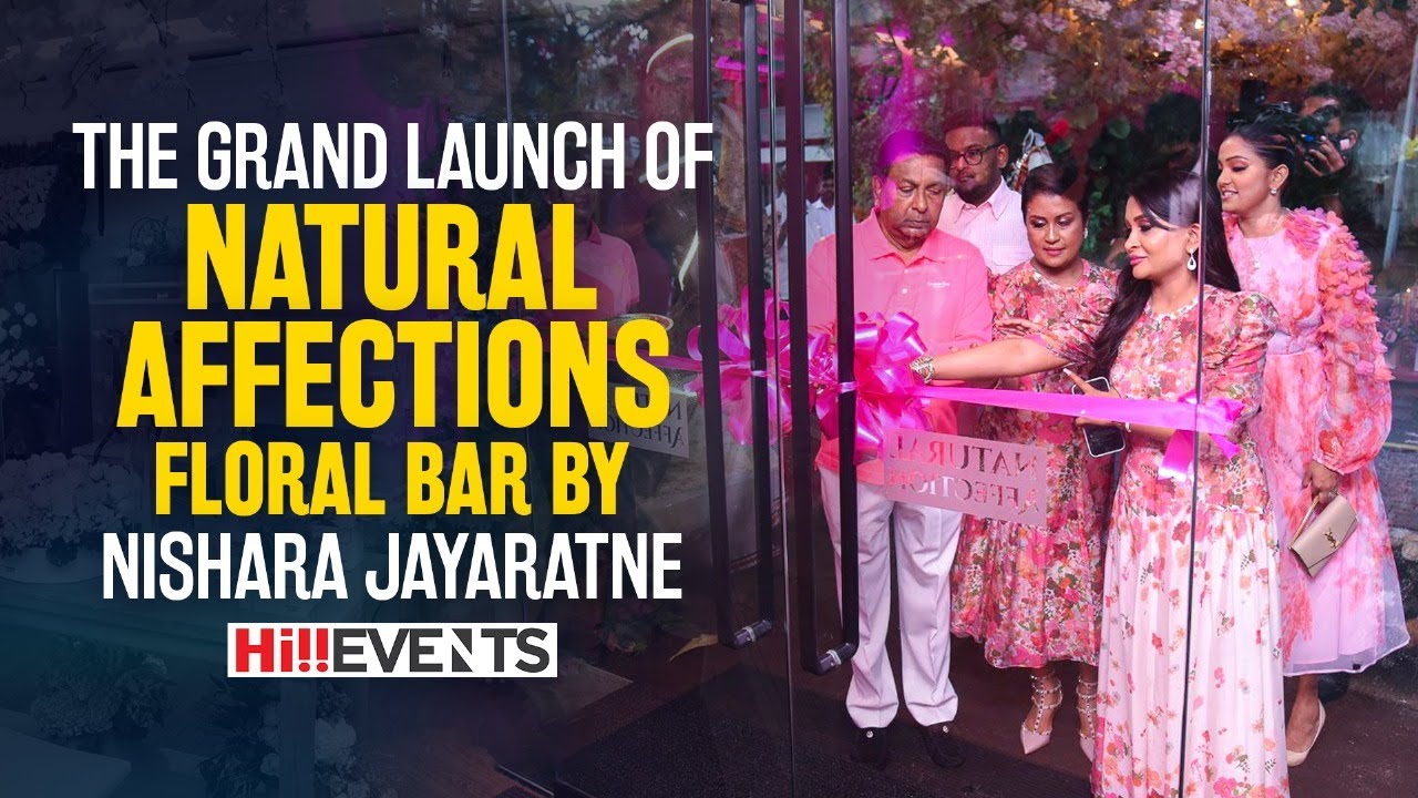 Hi!! Events | At the grand launch of Natural Affections floral bar by ...