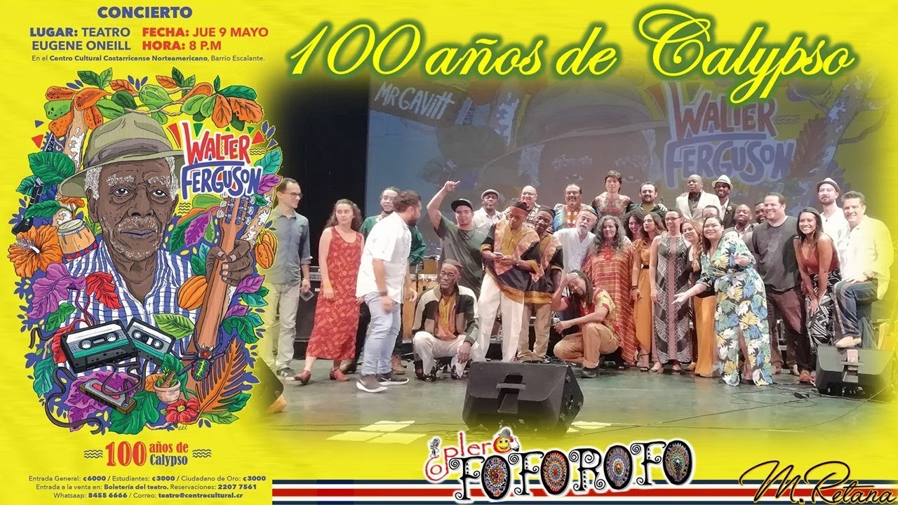 Walter Ferguson 100 Años de Calypso Homenaje en Vivo Mayo 2019 - YouTube