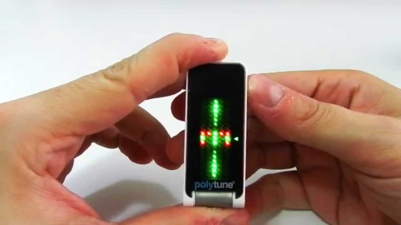 TC Electronic PolyTune Clip Tuner - YouTube