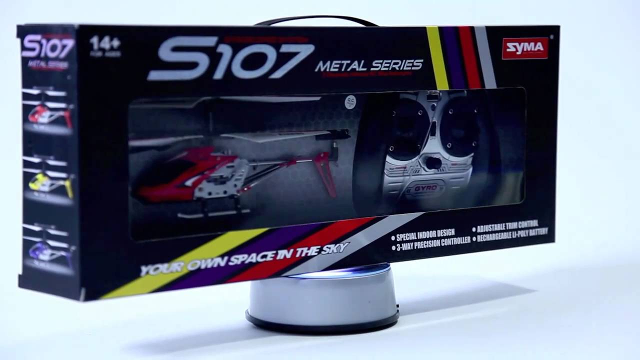 SYMA S107 Remote Control Helicopters 360 Degree View - YouTube