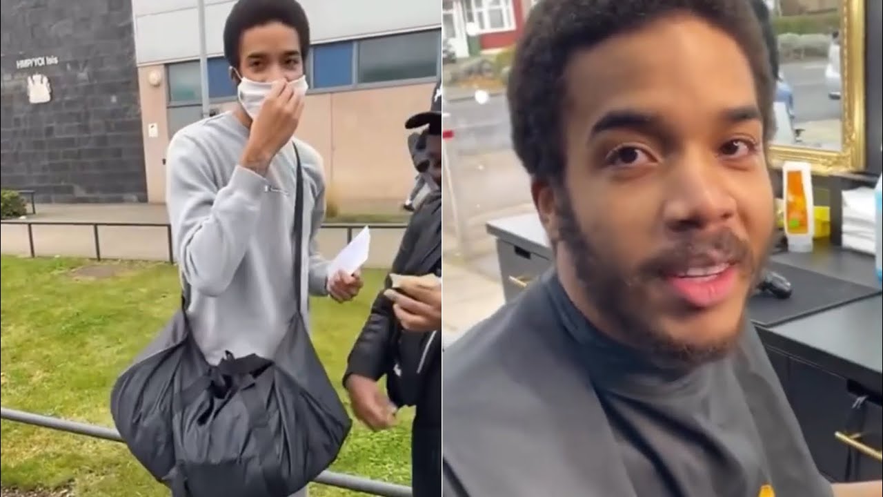 M24 Gets His First Haircut Since Being Fresh Home From Prison | Audio ...